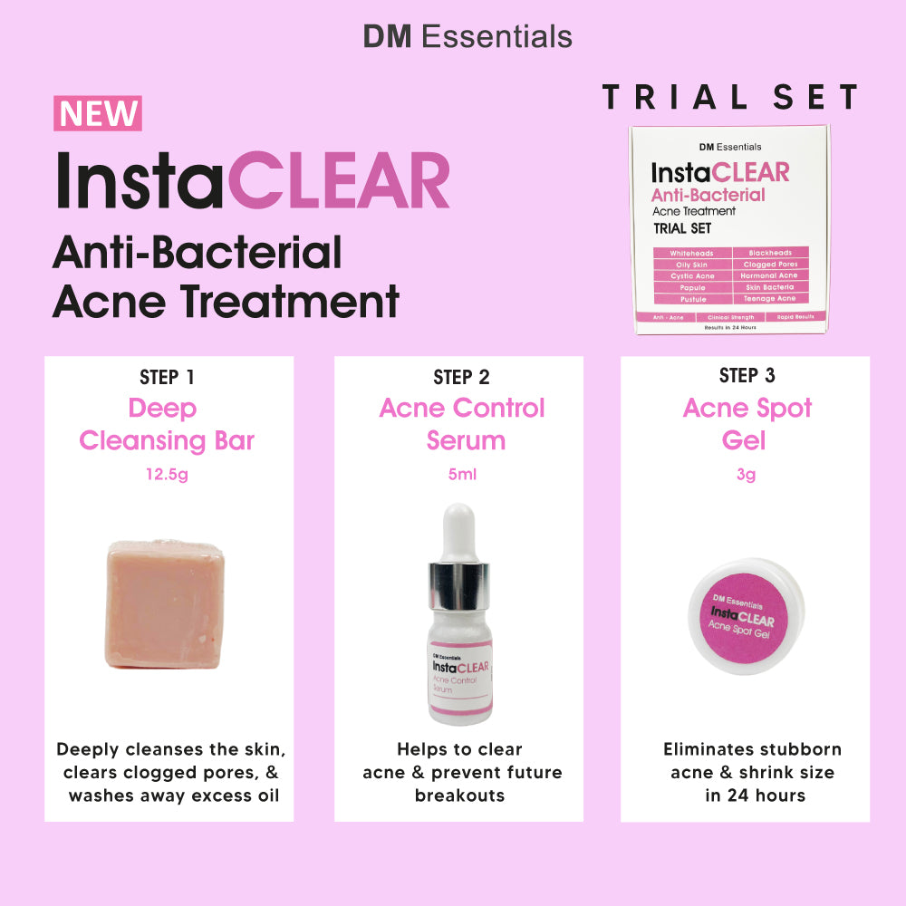 InstaCLEAR TRIAL SET | dmessentials