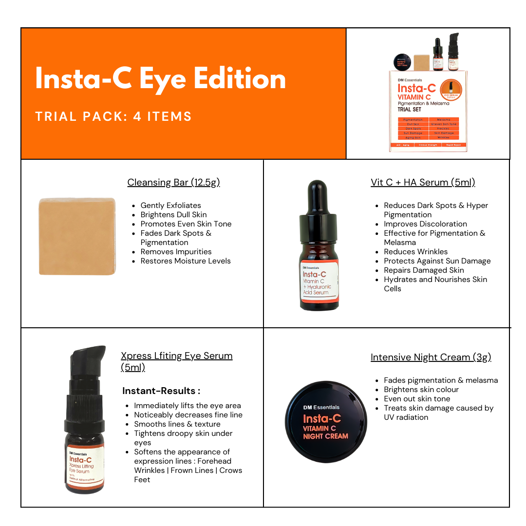 INSTA-C TRIAL SET [EYE EDITION] | dmessentials